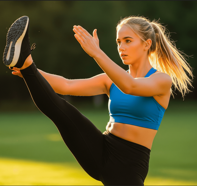 Front Leg Swings - Stretch Exercises